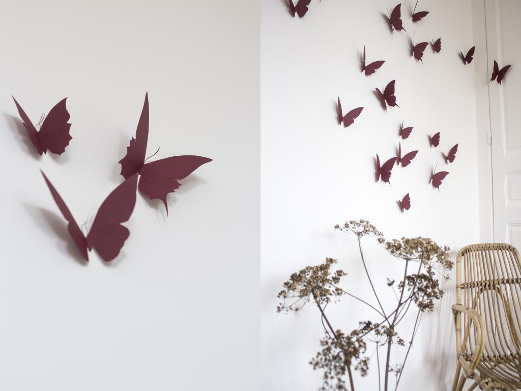 Déco murale Envolée de papillons · Trendy Little atelier déco